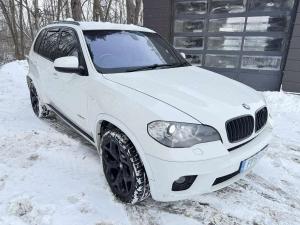 White BMW X5 2012 in Utena, with an engine capacity of 2.99 L and mileage of 160 thousand km for 5850 €, photo 14 on AUTOMOTO.COM.LV