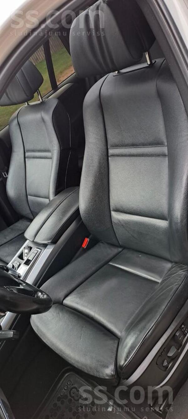 White BMW X5 2012 in Valmiera, with an engine capacity of 3.00 L and mileage of 345 thousand km for 11200 €, photo 7 on AUTOMOTO.COM.LV