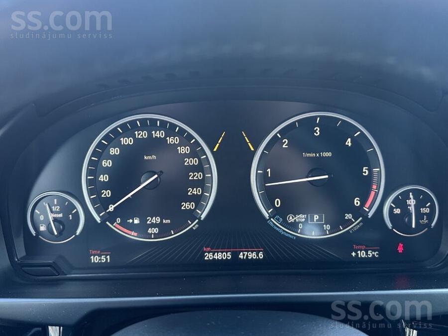 White BMW X5 2013 in Tukums, with an engine capacity of 3.00 L and mileage of 261 thousand km for 19990 €, photo 16 on AUTOMOTO.COM.LV