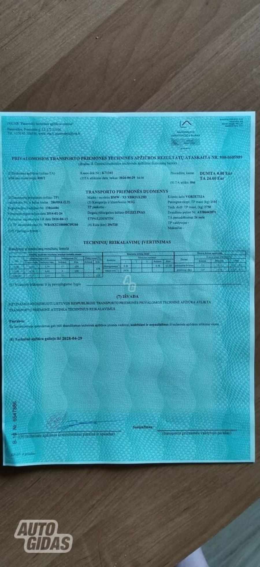 Белый БМВ Х5 2013 в Паневежис, объемом двигателя 2.00 л и пробегом 299 тыс. км за 15800 €, фото 24 на AUTOMOTO.COM.LV