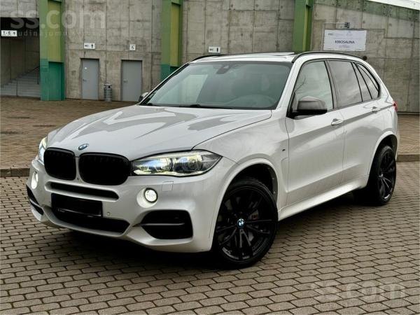 White BMW X5 2014 in Jelgava, with an engine capacity of 3.00 L and mileage of 268 thousand km for 24300 €, photo 6 on AUTOMOTO.COM.LV