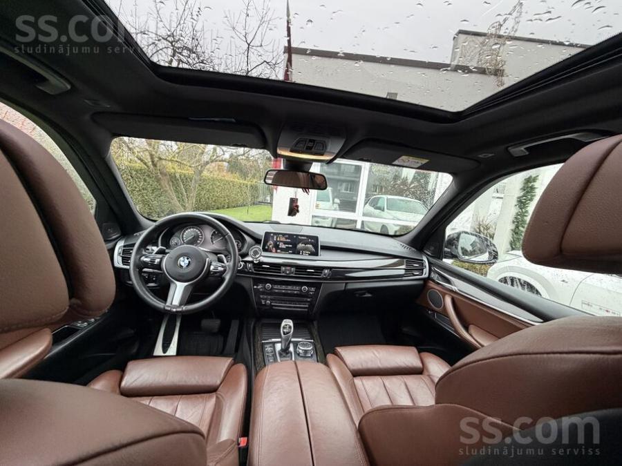 White BMW X5 2014 in Jelgava, with an engine capacity of 3.00 L and mileage of 272 thousand km for 21000 €, photo 4 on AUTOMOTO.COM.LV