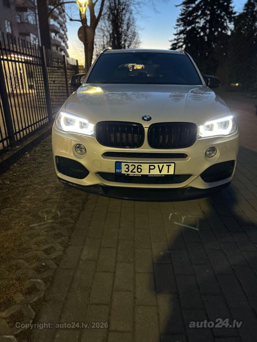 White BMW X5 2014 in Tallinn, with an engine capacity of 3.00 L and mileage of 220 thousand km for 21500 €, photo 21 on AUTOMOTO.COM.LV