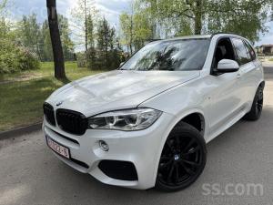 White BMW X5 2014 in Riga, with an engine capacity of 3.00 L and mileage of 203 thousand km for 21500 €, photo 1 on AUTOMOTO.COM.LV