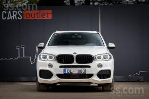White BMW X5 2014 in Riga, with an engine capacity of 3.00 L and mileage of 301 thousand km for 19990 €, photo 3 on AUTOMOTO.COM.LV