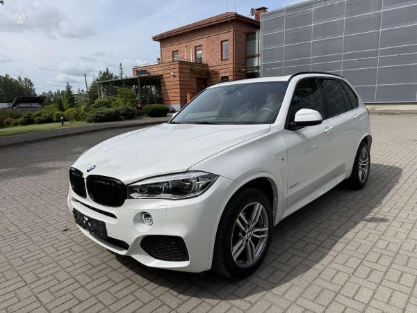White BMW X5 2014 in Marijampole, with an engine capacity of 2.99 L and mileage of 186 thousand km for 19800 €, photo 1 on AUTOMOTO.COM.LV