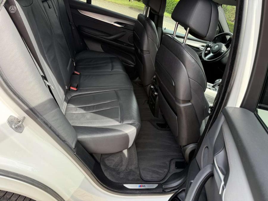 White BMW X5 2014 in Marijampole, with an engine capacity of 2.99 L and mileage of 186 thousand km for 19800 €, photo 25 on AUTOMOTO.COM.LV