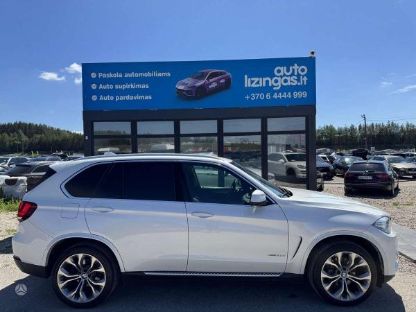 White BMW X5 2014 in Vilnius, with an engine capacity of 3.00 L and mileage of 260 thousand km for 17350 €, photo 6 on AUTOMOTO.COM.LV