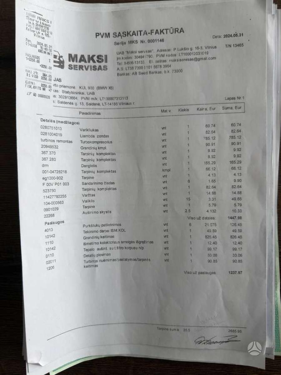 Белый БМВ Х5 2014 в Каунас, объемом двигателя 2.99 л и пробегом 301 тыс. км за 16999 €, фото 46 на AUTOMOTO.COM.LV
