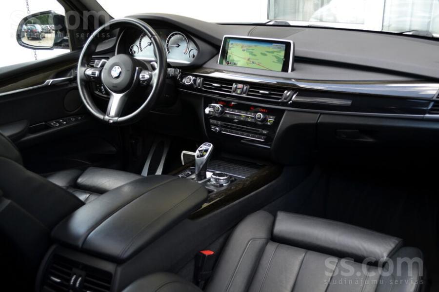 White BMW X5 2014 in Tukums, with an engine capacity of 3.00 L and mileage of 276 thousand km for 20990 €, photo 13 on AUTOMOTO.COM.LV