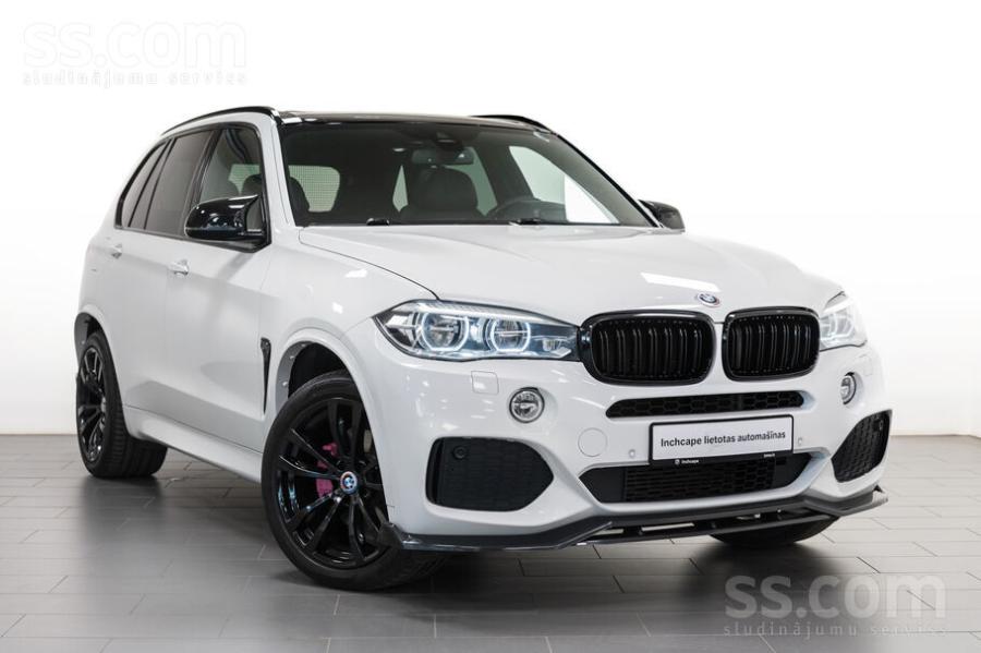 White BMW X5 2015 in Riga, with an engine capacity of 3.00 L and mileage of 234 thousand km for 25900 €, photo 14 on AUTOMOTO.COM.LV
