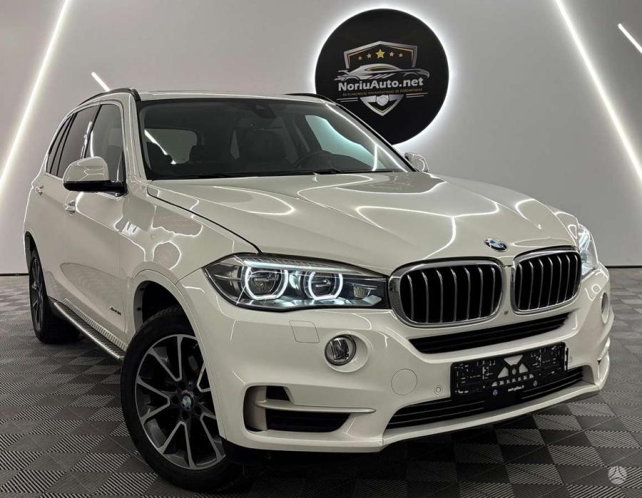 White BMW X5 2015 in Marijampole, with an engine capacity of 2.99 L and mileage of 198 thousand km for 19500 €, photo 1 on AUTOMOTO.COM.LV