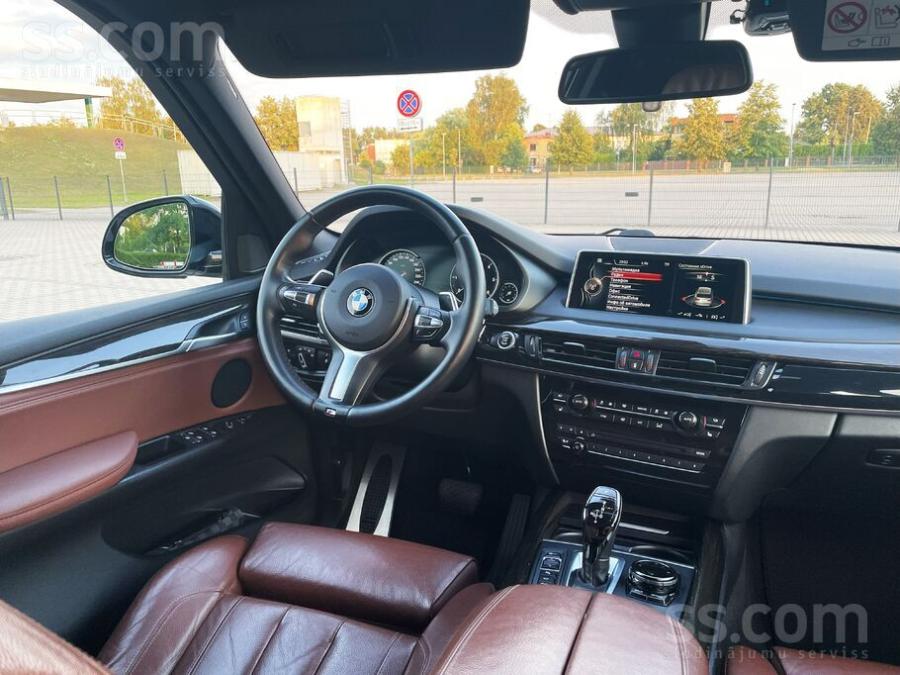Белый БМВ Х5 2015 в Рига, объемом двигателя 3.00 л и пробегом 190 тыс. км за 25500 €, фото 9 на AUTOMOTO.COM.LV