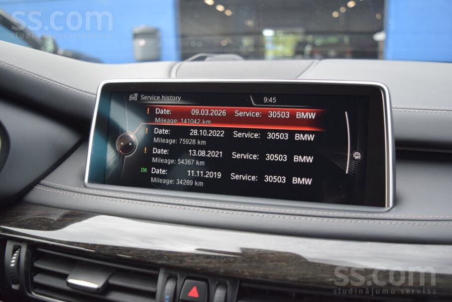Белый БМВ Х5 2015 в Рига, объемом двигателя 3.00 л и пробегом 144 тыс. км за 25500 €, фото 13 на AUTOMOTO.COM.LV