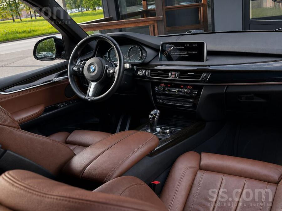 White BMW X5 2015 in Riga, with an engine capacity of 3.00 L and mileage of 238 thousand km for 21900 €, photo 22 on AUTOMOTO.COM.LV