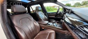 White BMW X5 2015 in Riga, with an engine capacity of 3.00 L and mileage of 184 thousand km for 22300 €, photo 8 on AUTOMOTO.COM.LV