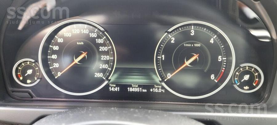 White BMW X5 2015 in Riga, with an engine capacity of 3.00 L and mileage of 184 thousand km for 22300 €, photo 13 on AUTOMOTO.COM.LV