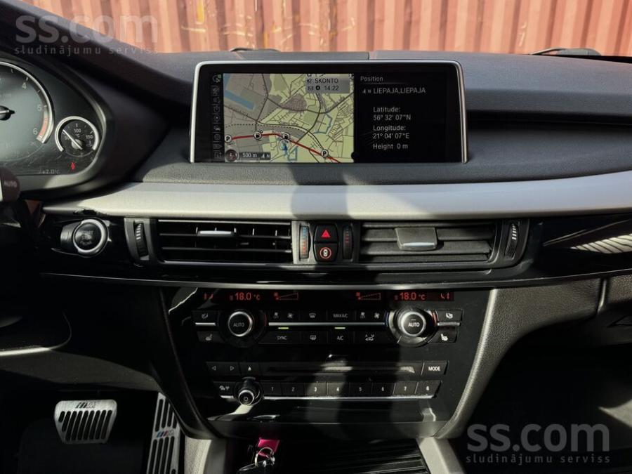 Белый БМВ Х5 2015 в Лиепая, объемом двигателя 3.00 л и пробегом 259 тыс. км за 19950 €, фото 7 на AUTOMOTO.COM.LV