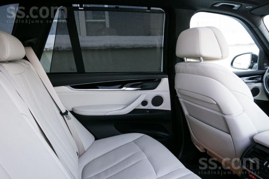 White BMW X5 2015 in Riga, with an engine capacity of 3.00 L and mileage of 149 thousand km for 25500 €, photo 15 on AUTOMOTO.COM.LV