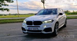 White BMW X5 2015 in Riga, with an engine capacity of 3.00 L and mileage of 180 thousand km for 1880 €, photo 5 on AUTOMOTO.COM.LV