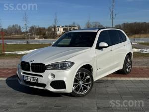 White BMW X5 2015 in Jelgava, with an engine capacity of 3.00 L and mileage of 276 thousand km for 19650 €, photo 3 on AUTOMOTO.COM.LV
