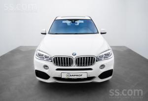 White BMW X5 2015 in Riga, with an engine capacity of 2.00 L and mileage of 189 thousand km for 20299 €, photo 3 on AUTOMOTO.COM.LV