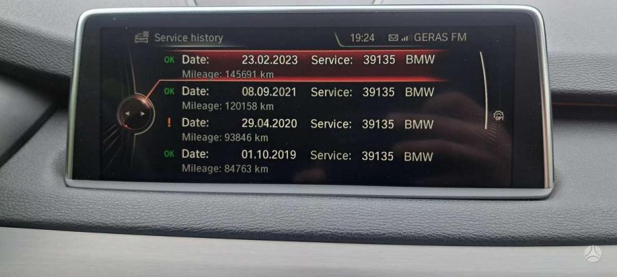 Balts BMW X5 2015 Kauņa, ar dzinēja tilpumu 2.00 L un nobraukumu 189 tūkst. km par 22000 €, foto 27 vietnē AUTOMOTO.COM.LV