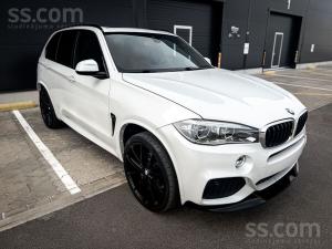 White BMW X5 2015 in Riga, with an engine capacity of 3.00 L and mileage of 181 thousand km for 25500 €, photo  on AUTOMOTO.COM.LV