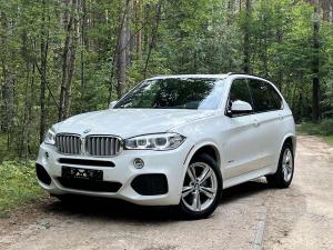 White BMW X5 2015 in Vilnius, with an engine capacity of 4.40 L and mileage of 142 thousand km for 19500 €, photo  on AUTOMOTO.COM.LV