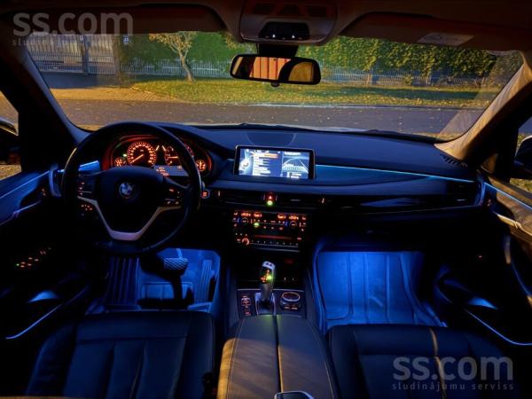 White BMW X5 2015 in Jurmala, with an engine capacity of 3.00 L and mileage of 226 thousand km for 16495 €, photo 9 on AUTOMOTO.COM.LV
