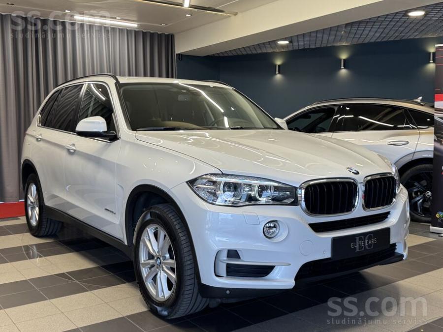 White BMW X5 2016 in Riga, with an engine capacity of 2.00 L and mileage of 182 thousand km for 20599 €, photo 4 on AUTOMOTO.COM.LV