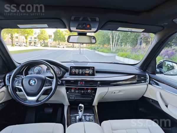 White BMW X5 2016 in Riga, with an engine capacity of 3.00 L and mileage of 90 thousand km for 18900 €, photo 10 on AUTOMOTO.COM.LV