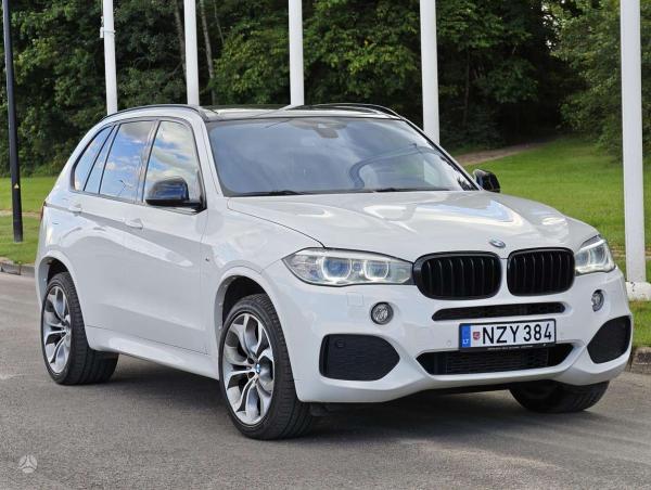 White BMW X5 2016 in Vilnius, with an engine capacity of 3.00 L and mileage of 155 thousand km for 22000 €, photo 1 on AUTOMOTO.COM.LV