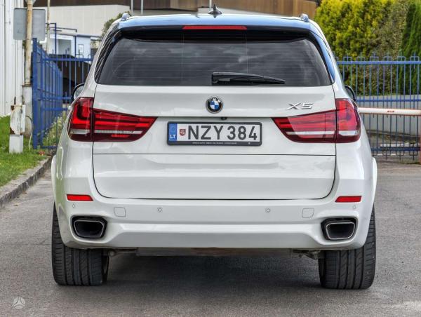 White BMW X5 2016 in Vilnius, with an engine capacity of 3.00 L and mileage of 155 thousand km for 22000 €, photo 7 on AUTOMOTO.COM.LV