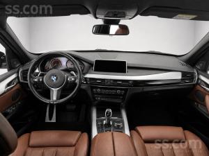 White BMW X5 2016 in Tukums, with an engine capacity of 3.00 L and mileage of 177 thousand km for 22777 €, photo 4 on AUTOMOTO.COM.LV