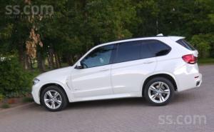 White BMW X5 2016 in Valmiera, with an engine capacity of 3.00 L and mileage of 206 thousand km for 24650 €, photo  on AUTOMOTO.COM.LV