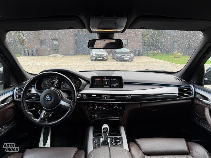 White BMW X5 2016 in Vilnius, with an engine capacity of 3.00 L and mileage of 155 thousand km for 18500 €, photo 18 on AUTOMOTO.COM.LV