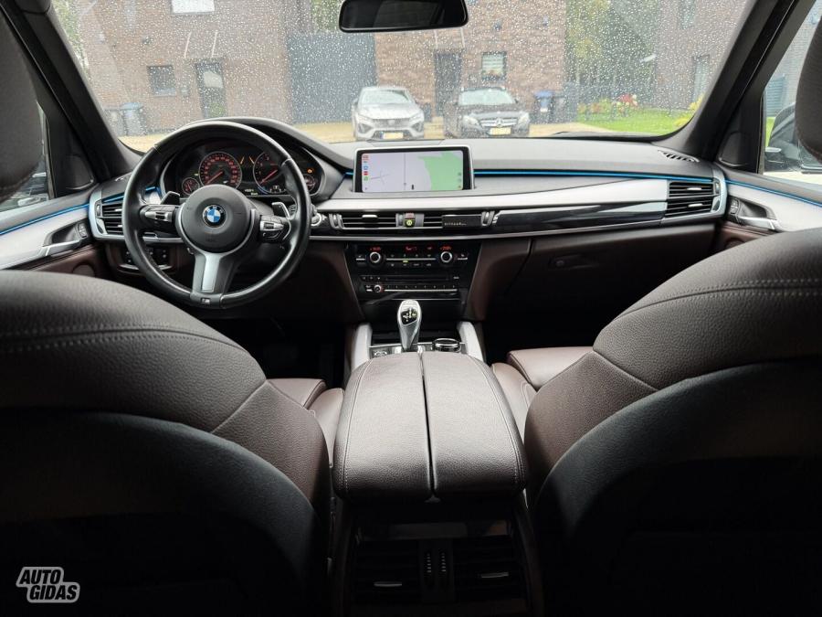 White BMW X5 2016 in Vilnius, with an engine capacity of 3.00 L and mileage of 155 thousand km for 18500 €, photo 21 on AUTOMOTO.COM.LV