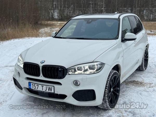 White BMW X5 2017 in Tallinn, with an engine capacity of 3.00 L and mileage of 217 thousand km for 25900 €, photo 4 on AUTOMOTO.COM.LV