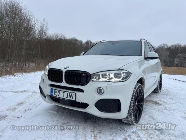 White BMW X5 2017 in Tallinn, with an engine capacity of 3.00 L and mileage of 217 thousand km for 25900 €, photo 6 on AUTOMOTO.COM.LV