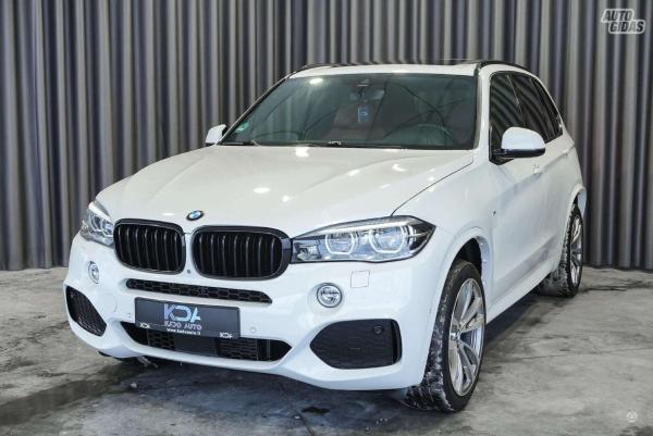 White BMW X5 2017 in Marijampole, with an engine capacity of 3.00 L and mileage of 259 thousand km for 25950 €, photo 4 on AUTOMOTO.COM.LV