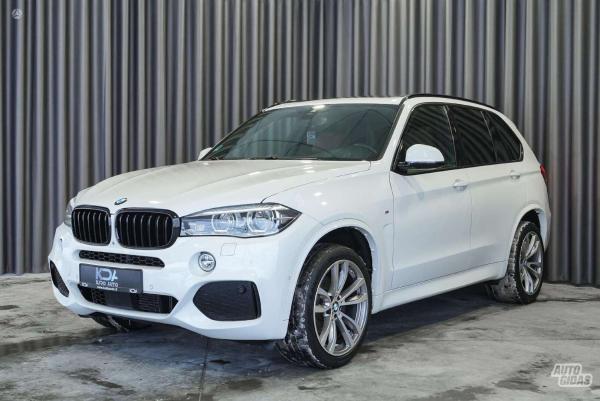 White BMW X5 2017 in Marijampole, with an engine capacity of 3.00 L and mileage of 259 thousand km for 25950 €, photo 5 on AUTOMOTO.COM.LV