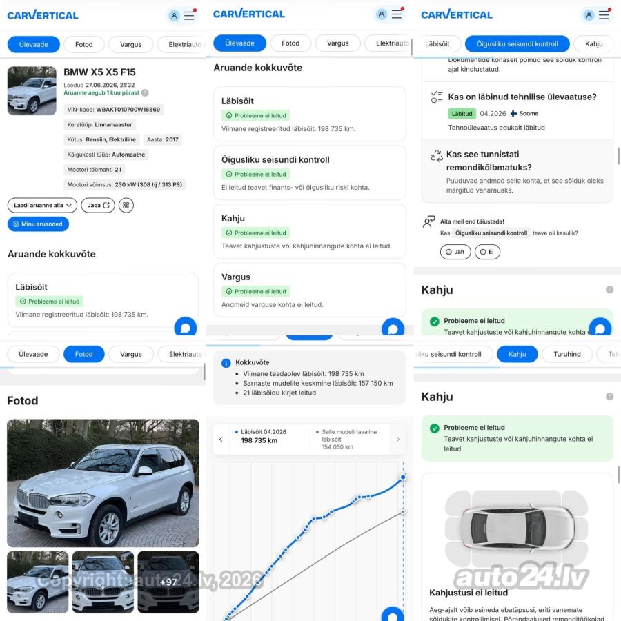 Balts BMW X5 2017 Tallina, ar dzinēja tilpumu 2.00 L un nobraukumu 201 tūkst. km par 16490 €, foto 30 vietnē AUTOMOTO.COM.LV