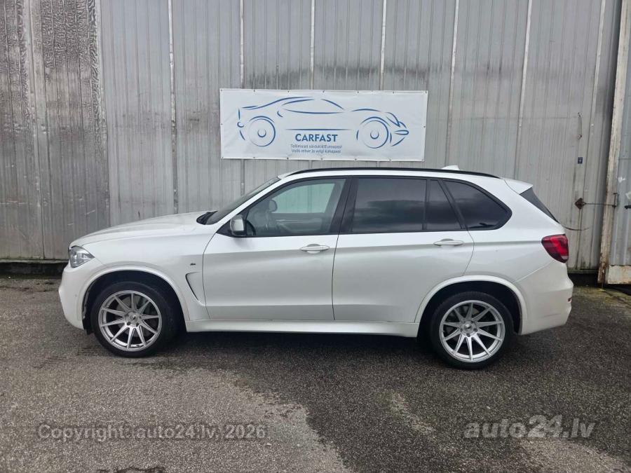 White BMW X5 2017 in Tallinn, with an engine capacity of 3.00 L and mileage of 188 thousand km for 23999 €, photo 4 on AUTOMOTO.COM.LV