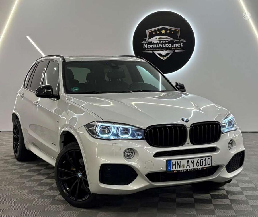 Balts BMW X5 2017 Marijampole, ar dzinēja tilpumu 2.99 L un nobraukumu 186 tūkst. km par 25999 €, foto 1 vietnē AUTOMOTO.COM.LV