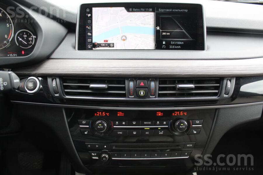 White BMW X5 2017 in Liepaja, with an engine capacity of 3.00 L and mileage of 164 thousand km for 29500 €, photo 17 on AUTOMOTO.COM.LV