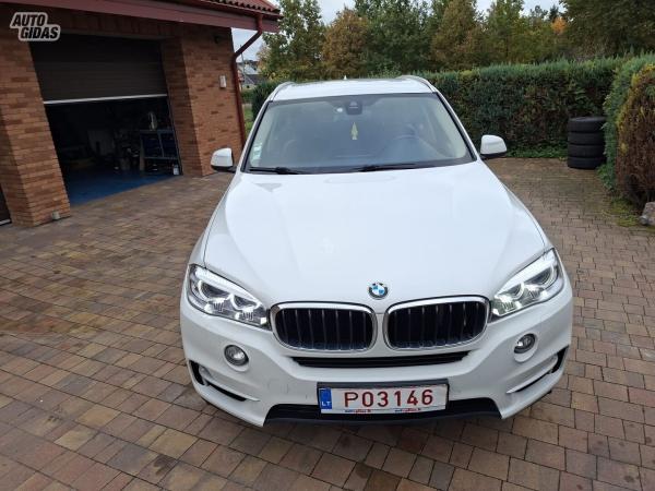 White BMW X5 2017 in Kaunas, with an engine capacity of 2.00 L and mileage of 349 thousand km for 13400 €, photo 5 on AUTOMOTO.COM.LV