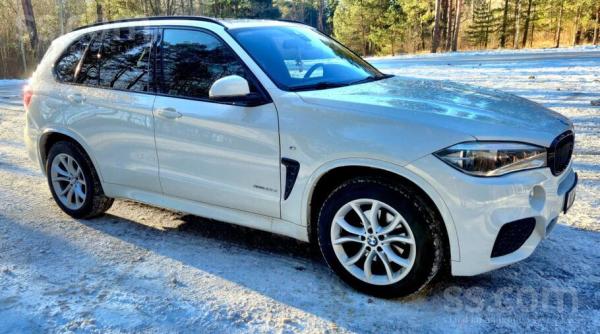 White BMW X5 2018 in Riga, with an engine capacity of 3.00 L and mileage of 169 thousand km for 28000 €, photo 8 on AUTOMOTO.COM.LV