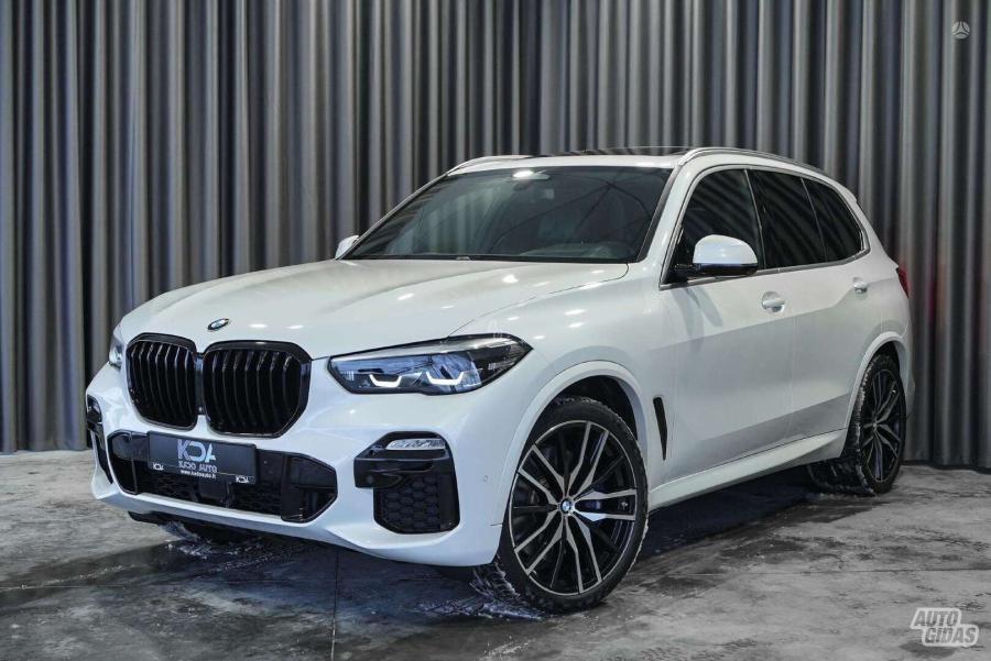 White BMW X5 2018 in Marijampole, with an engine capacity of 3.00 L and mileage of 275 thousand km for 38850 €, photo 5 on AUTOMOTO.COM.LV