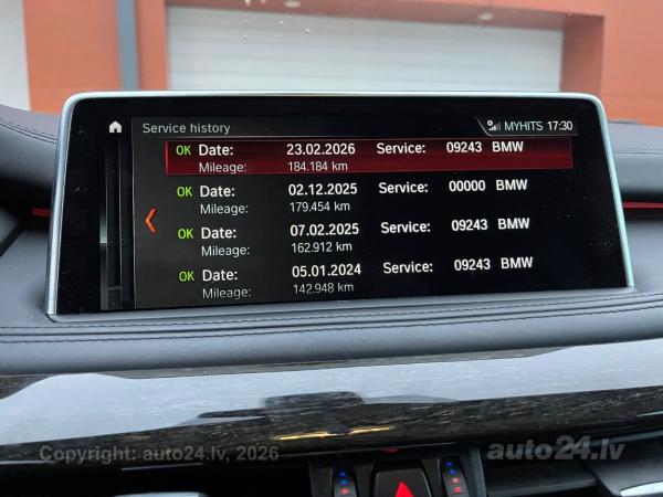 White BMW X5 2018 in Tallinn, with an engine capacity of 3.00 L and mileage of 185 thousand km for 28500 €, photo 11 on AUTOMOTO.COM.LV